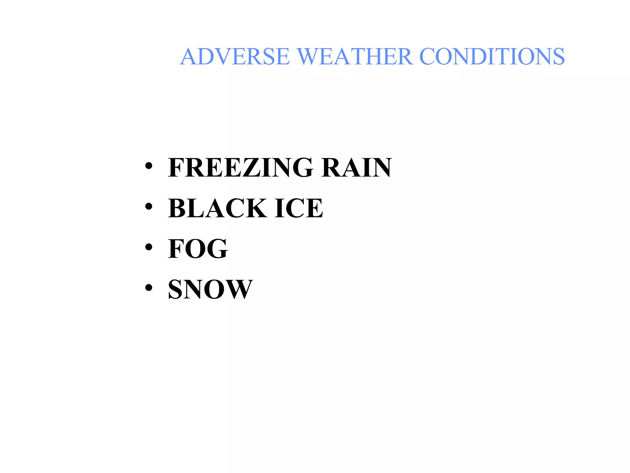 Winter Driving Safety | PPT