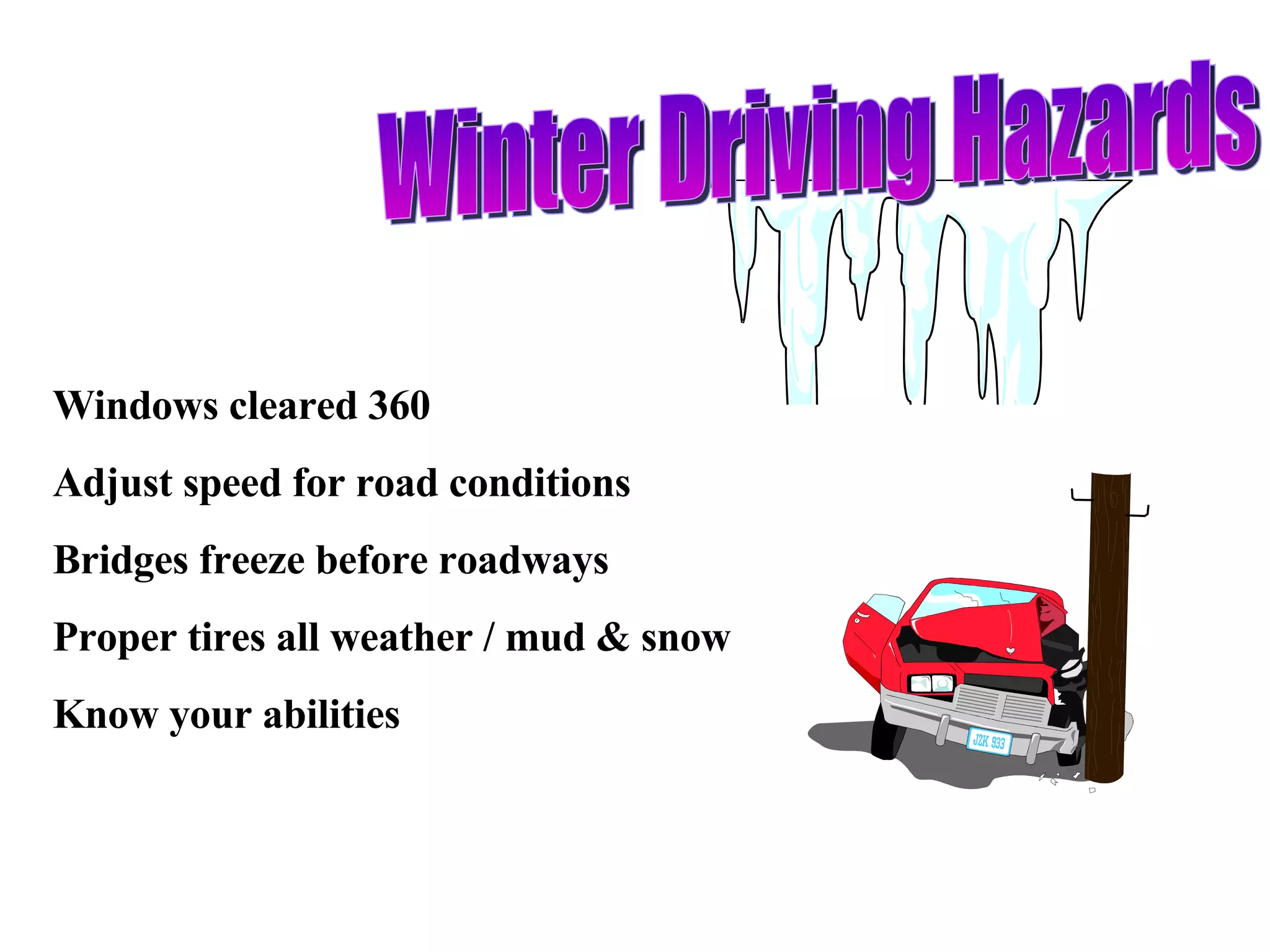 Winter Driving Safety | PPT