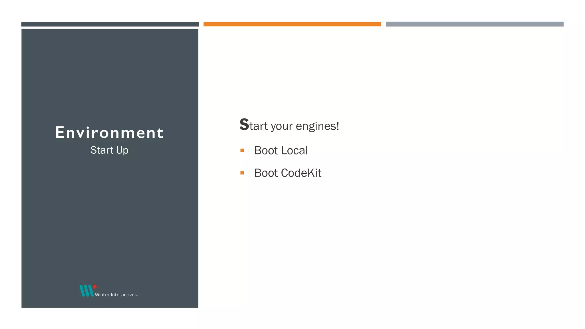 Winter Interactive presentation using WordPress CodeKit, Flywheel, Sublime Text | PPT
