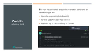 Winter Interactive presentation using WordPress CodeKit, Flywheel, Sublime Text | PDF