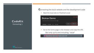 Winter Interactive presentation using WordPress CodeKit, Flywheel, Sublime Text | PDF