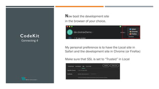 Winter Interactive presentation using WordPress CodeKit, Flywheel, Sublime Text | PDF
