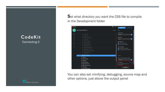 Winter Interactive presentation using WordPress CodeKit, Flywheel, Sublime Text | PPT