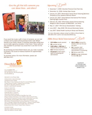 2006 Winter Newsletter | PDF | First Aid | Injuries