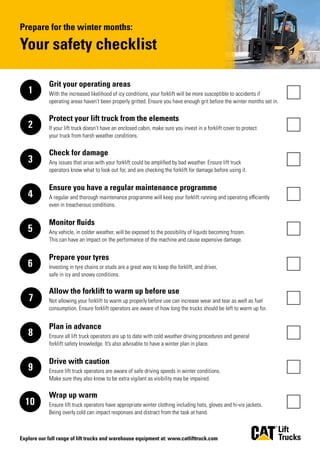 Winter Safety Checklist | PDF
