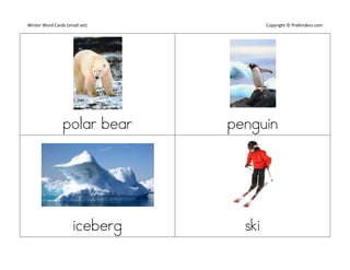 Winter word-cards-small | PPT