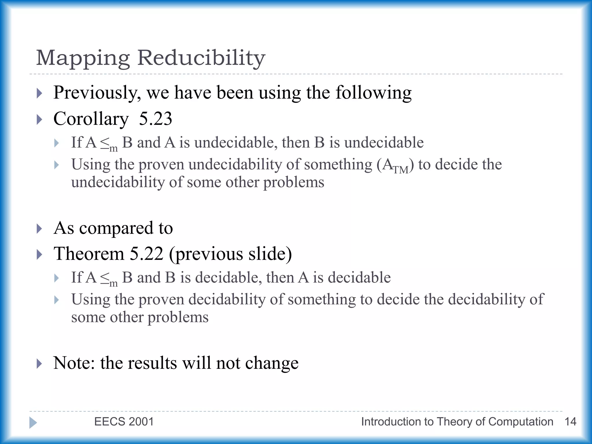Winter 12 Lecture Mapping Reducibility.pptx