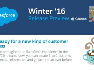 Winter16 release overview of Salesforce | PPTX | Computer Software and Applications | Computing