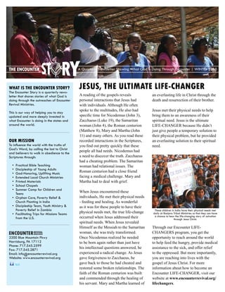The Encounter Story - Winter 2015 | PDF