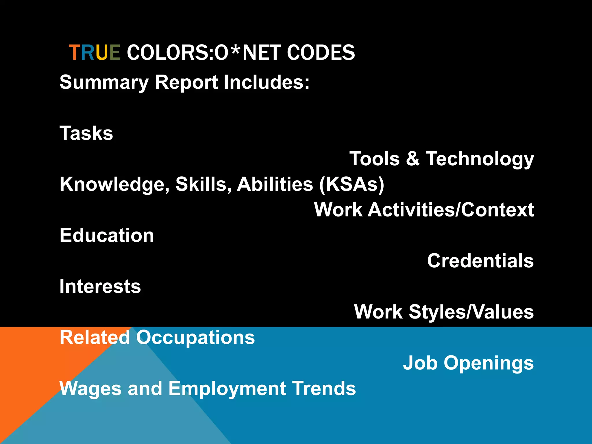 Winter 2015 true colors powerpoint | PPTX