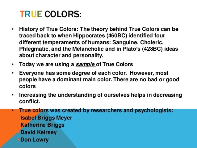 Winter 2015 true colors powerpoint
