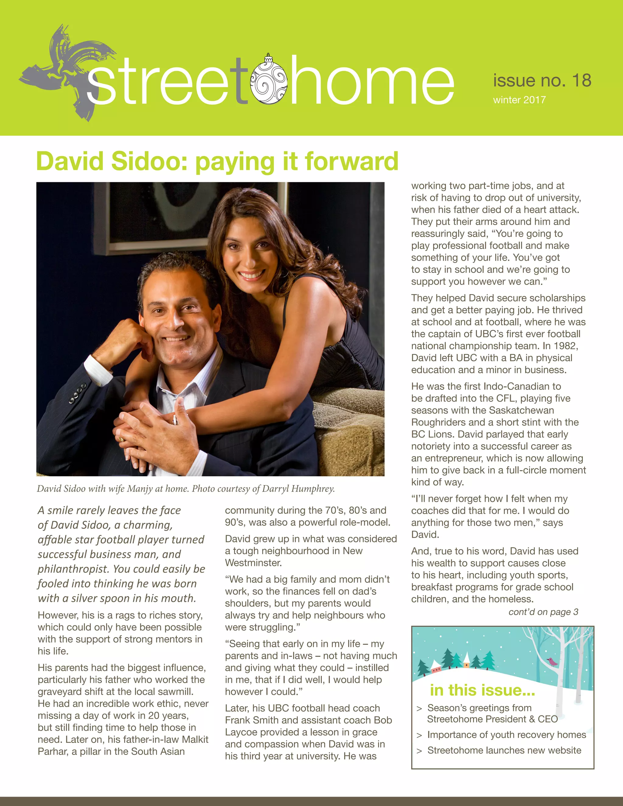 David Sidoo: paying it forward | PDF