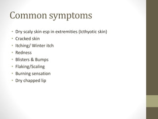 Winter and skin diseases | PPTX