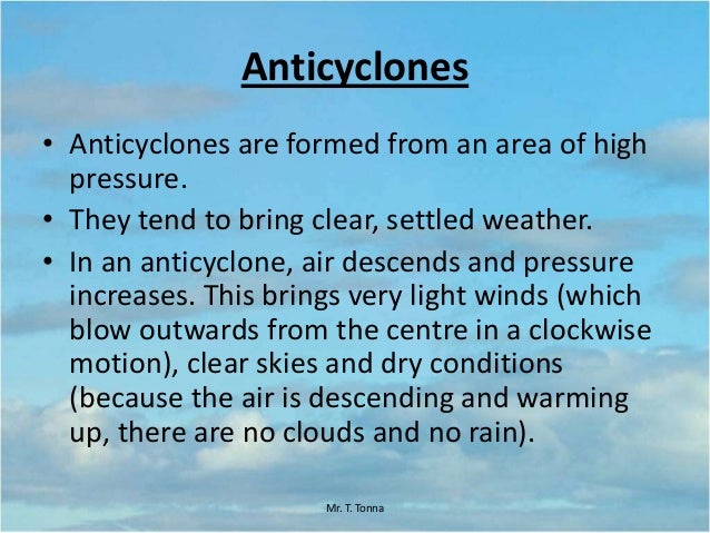 Lesson 2: Winter and Summer Anticyclones
