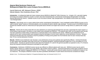 MELA Sciences - Winter Clinical Dermatology Conference | PPT