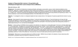 MELA Sciences - Winter Clinical Dermatology Conference | PPT