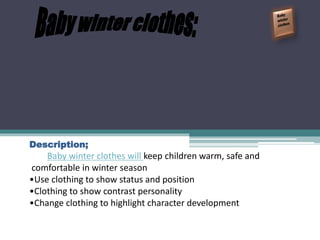 winter clothes.ppt