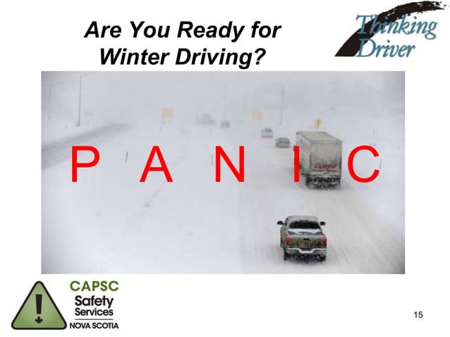 Safe Winter Driving | PPTX