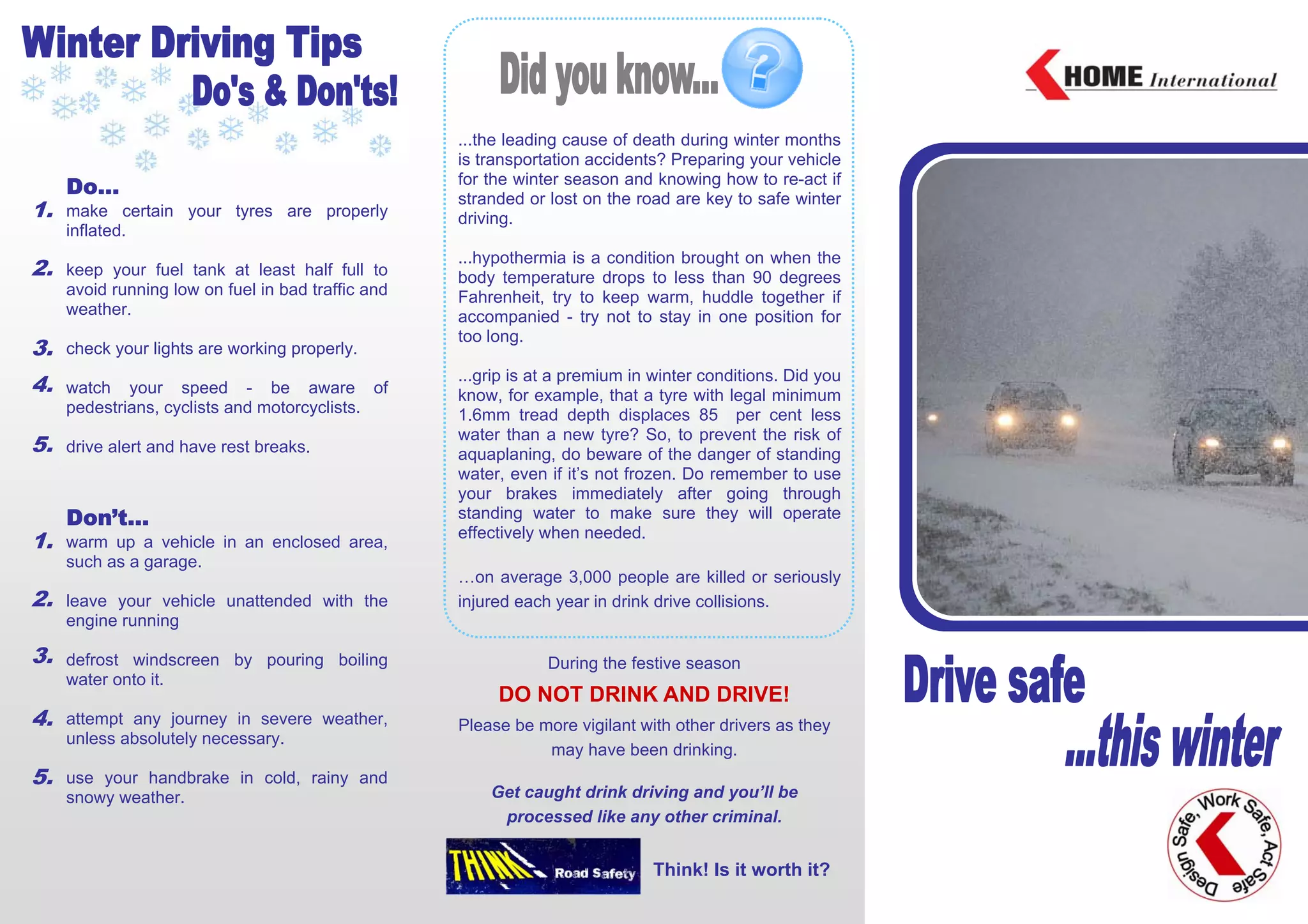 Winter Driving Tips | PPT