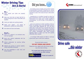 Winter Driving Tips | PDF