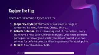 Winter Hacks CTF.pptx | Information and Network Security | Computing