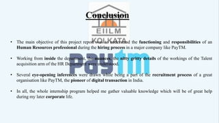 Winter internship program project presentation at PayTM | PPTX