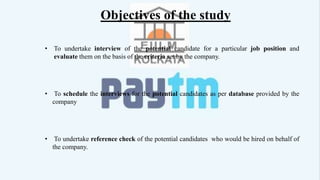 Winter internship program project presentation at PayTM | PPT
