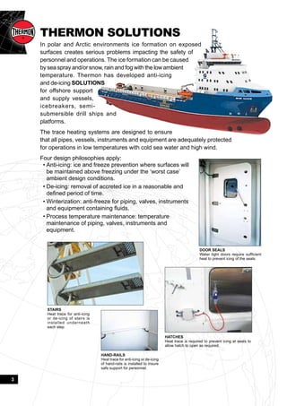 Winterisation - Arctic Offshore & Maritime Heating Solutions - Thermon ...