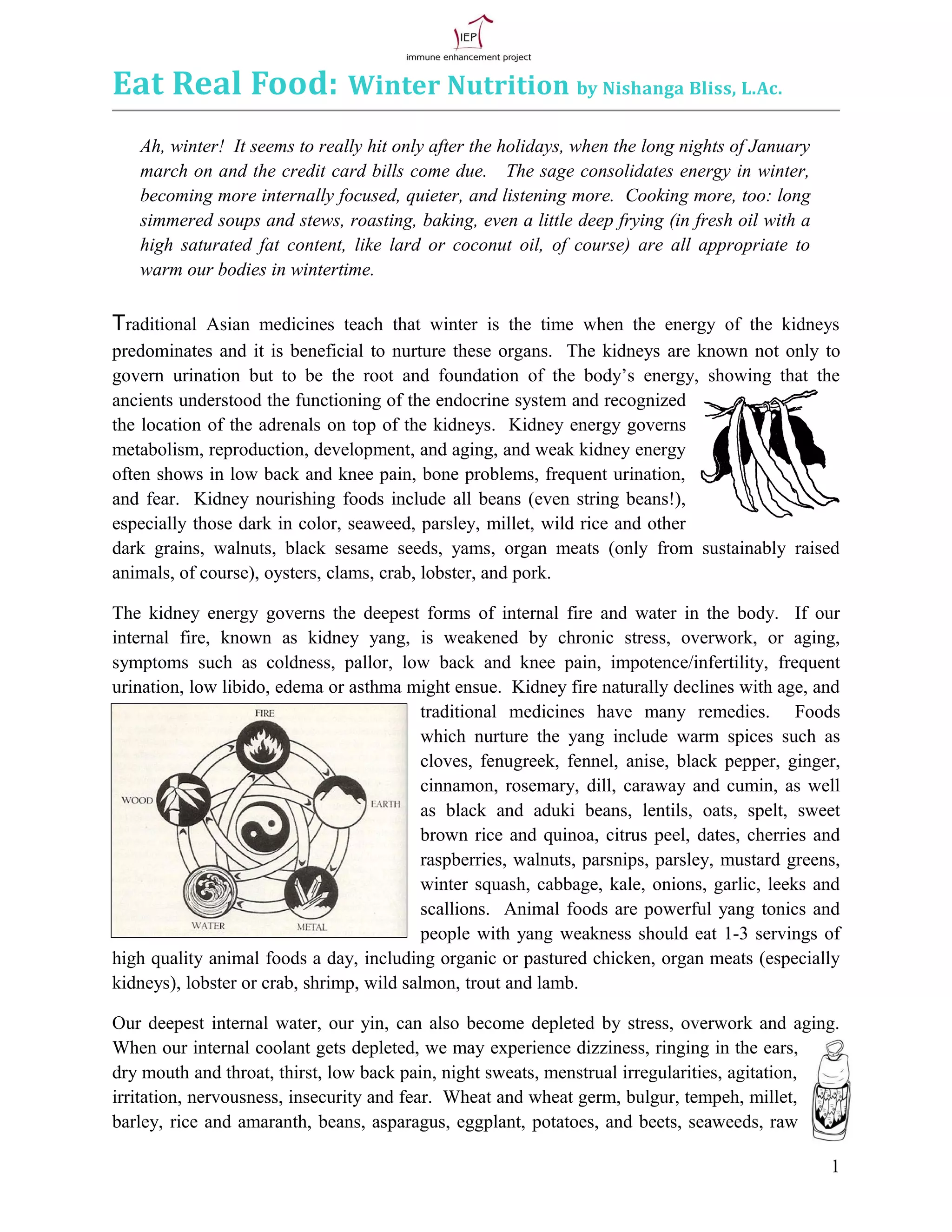 Winter Nutrition | PDF