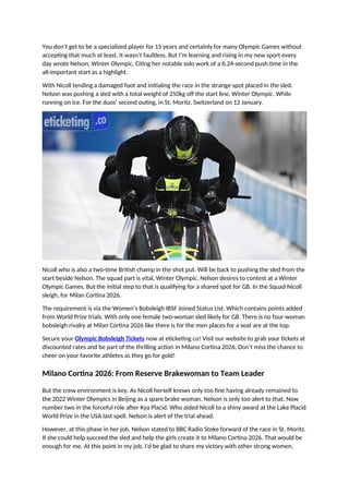 Winter Olympic 2026 Ashleigh Nelson's Unexpected Bobsleigh Adventure.docx