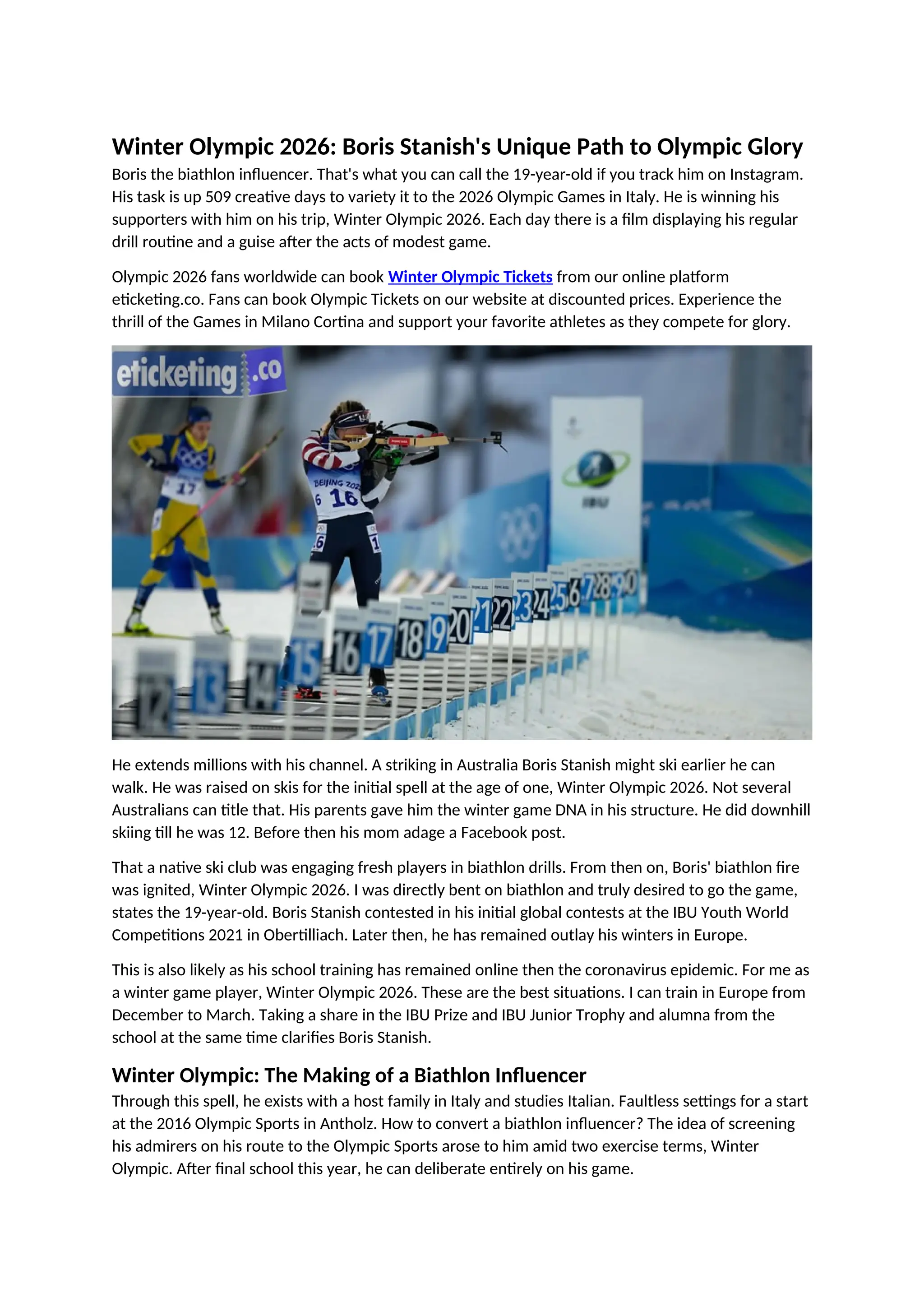 Winter Olympic 2026 Boris Stanish's Unique Path to Olympic Glory.docx