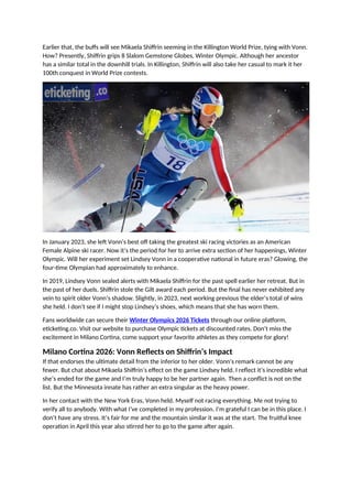 Winter Olympic 2026 Lindsey Vonn's Stunning Return to Ski Racing.docx