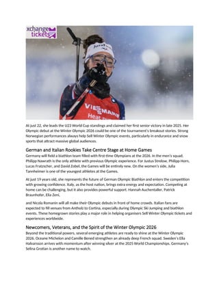 Winter Olympic 2026 Set to Deliver New Faces and New Stories.docx