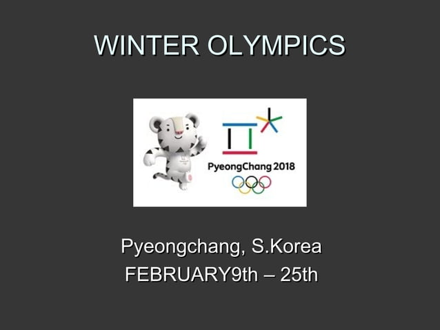 Winter Olympics | PPT | Winter Olympic Sports | Olympic Sports