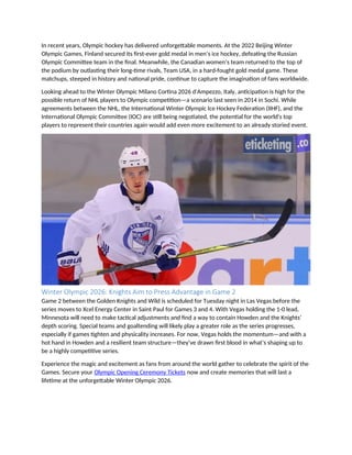 Winter Olympics 2026 Howden Scores Twice in Olympic Ice Hockey as ...