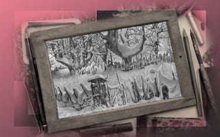 Winter painting - amazing pencil art | PPTX