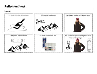 Winter Paintings Reflection Sheet | PPT