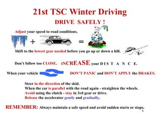 Winter Driving Safety | PPT