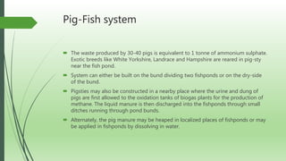 Income generation through livestock based integrated farming | PPTX