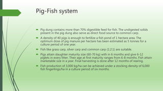 Income generation through livestock based integrated farming | PPTX