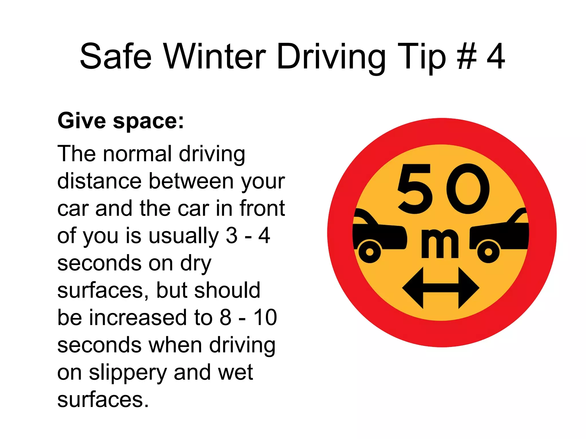 Winter safety driving tips december | PPT