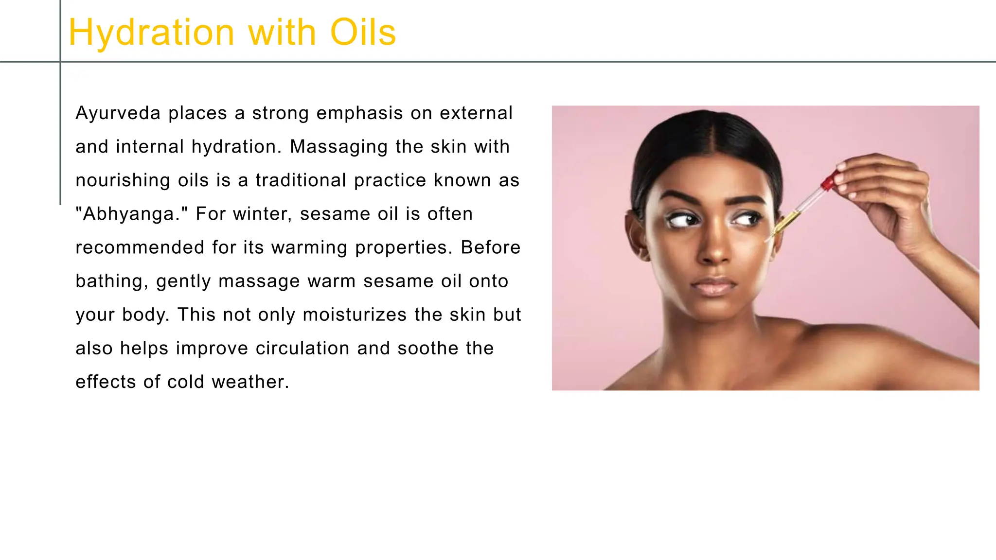 Winter skin care with Ayurveda | PPTX