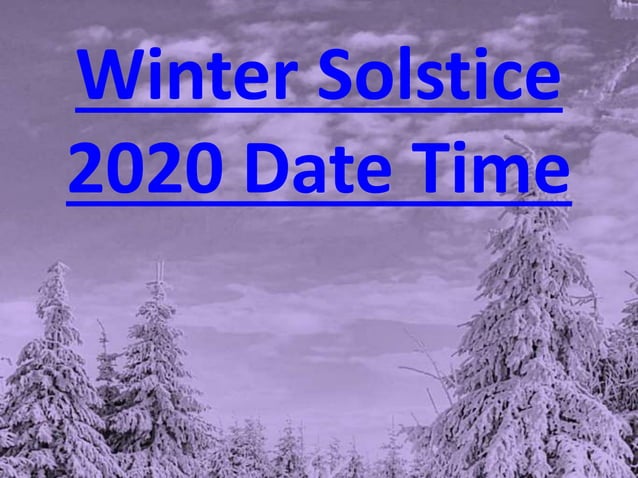 Winter solstice 2021 | PPT