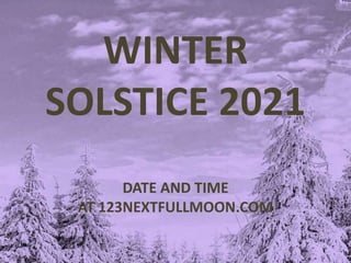 Winter solstice 2021 | PPT