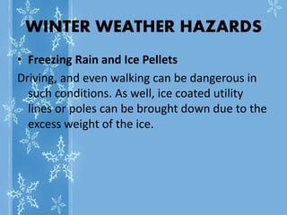 Winter weather hazards | PPT