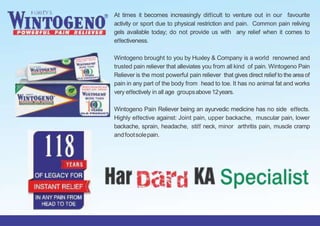 Huxley's Wintogeno | PPTX