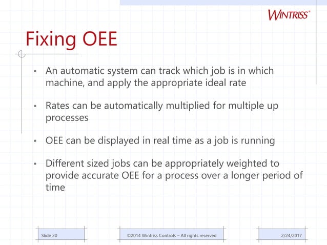 Benefits of Collecting OEE Data with Production Tracking Software | PPT