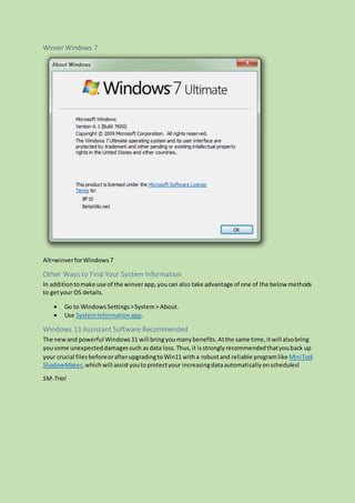 Winver | DOCX