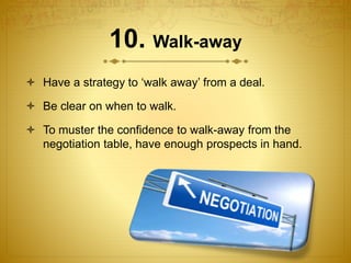 Tips to Conduct Win-Win Negotiations | PPTX