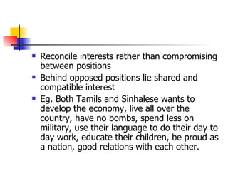 Win Win Negotiations | PPT